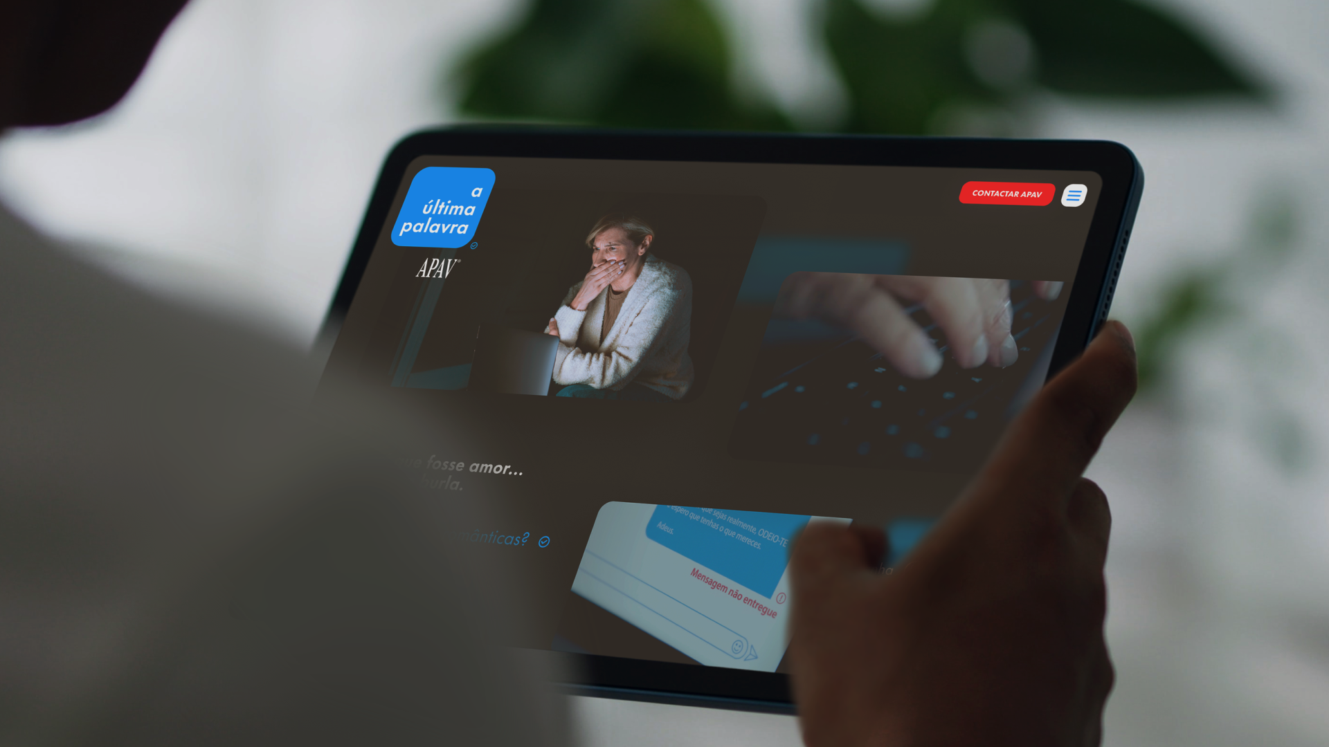 APAV: Landing page em webflow - LOBAbx